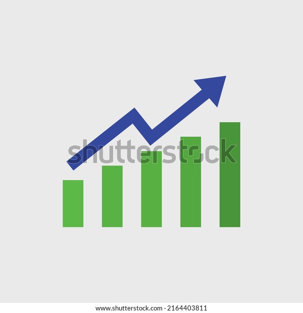 Graphic Icon Vector Simple Growth Sign Stock Vector (Royalty Free ...