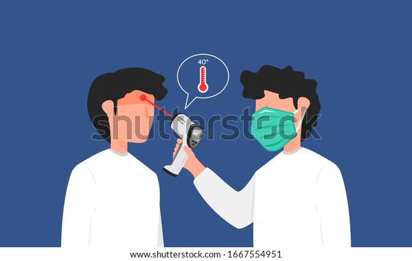 Graphic Illustration About Man Using Infrared: เวกเตอร์สต็อก (ปลอดค่า ...