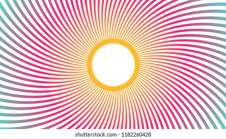 Graphic Label Card Background Radial Sun Stock Vector (Royalty Free ...