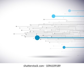 Graphic Line Electronic Connection Network Use Stock Vector (Royalty ...