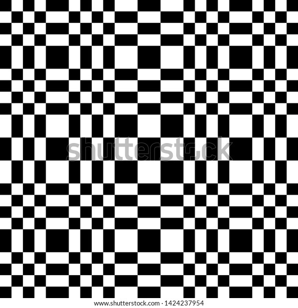 Graphic Pattern Monochrome Tessellated Texture Abstract Stock Vector ...