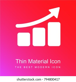 Graphic Progression Red Pink Gradient Material Stock Vector (Royalty ...