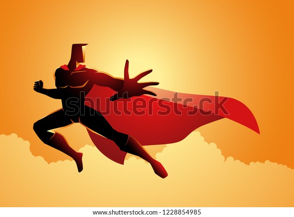 Graphic Vector Illustration Superhero Pose Action Stock Vector (Royalty ...