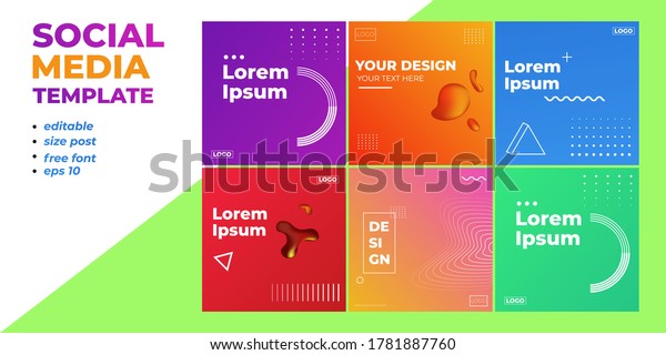 Graphic Vector Illustrator Social Media Post Stock Vector (Royalty Free ...