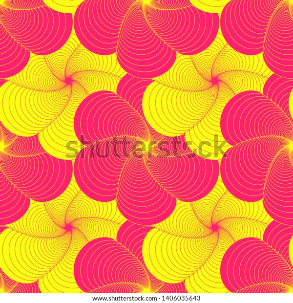 Graphic Wired Flower Field Seamless Tile: vector de stock (libre de ...