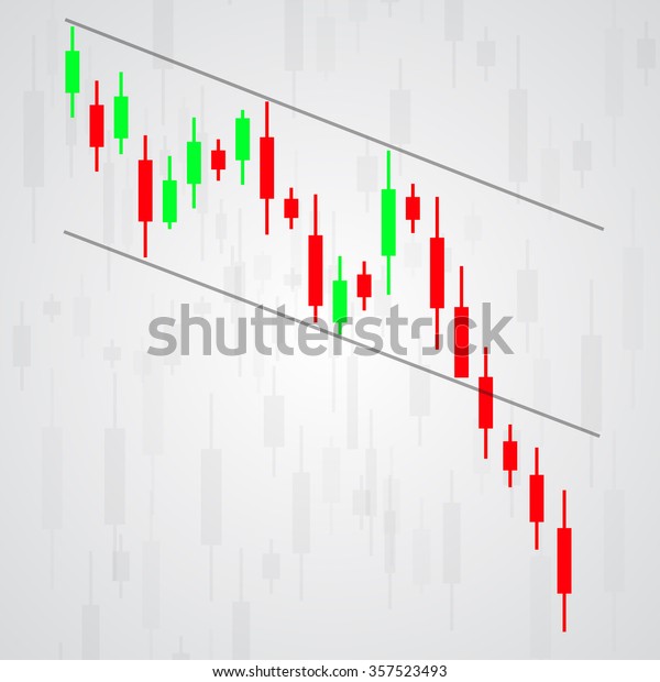 Graphical Analysis Financial Markets Stock Vector (Royalty Free ...