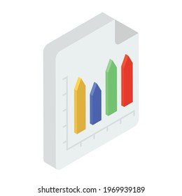 Graphical Representation Business Report Stock Vector (Royalty Free ...