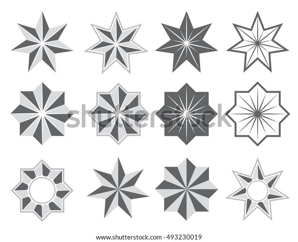 Symboles graphiques sous la forme d'une : image vectorielle de stock ...