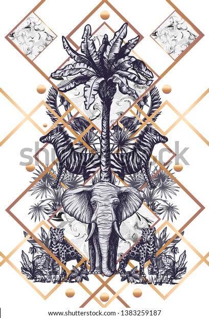 Graphical Tropical Tree Such Palm Banana Stock Vector (Royalty Free ... Graphical Tropical Tree Such Palm Banana Stock Vector (Royalty Free ...