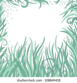 Grass Background Sea Colors Stock Vector (Royalty Free) 108849428 ...