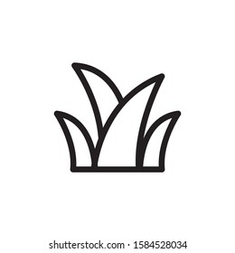 Grass Icon Vector Trendy Symbol Template Stock Vector (Royalty Free ...