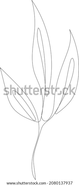 Grass Line Art Vector Illustration Stock Vector (Royalty Free ...