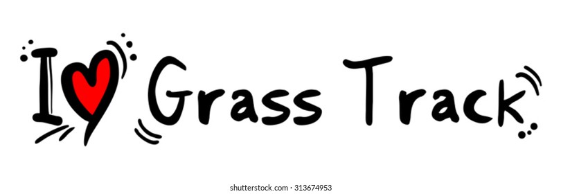 Grass Track Love Stock Vector (Royalty Free) 313674953 | Shutterstock