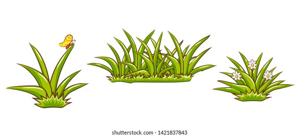 Grass Vector Graphic Design Clipart Stock Vector (Royalty Free ...