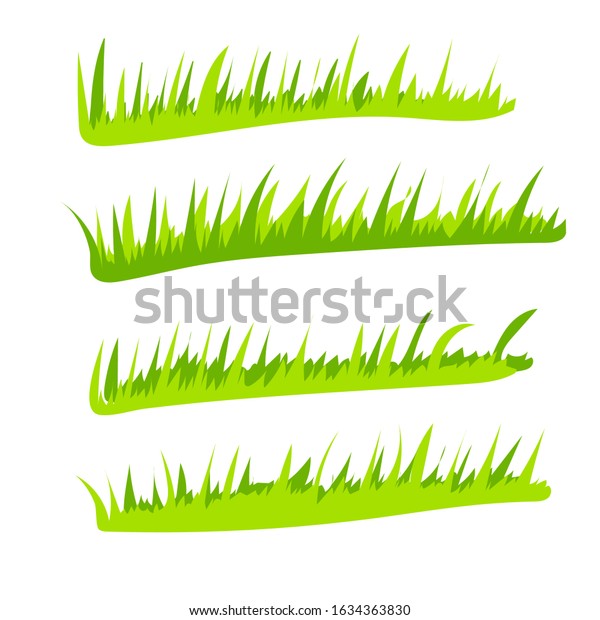 Grass Vector Illustration Hand Drawn Stock Vector (Royalty Free ...