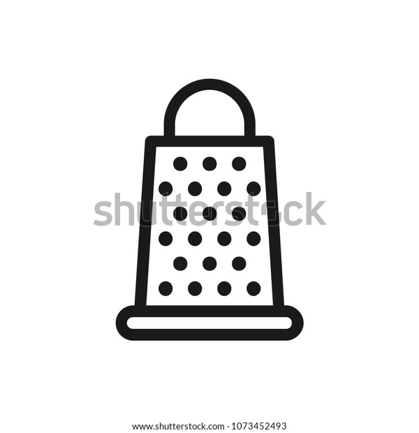 Grated Icon Concept Available Vector Linear Stock Vector (Royalty Free ...