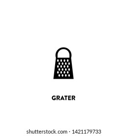 Grater Icon Vector Grater Sign On Stock Vector (Royalty Free ...