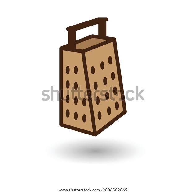 Grater Icon Vector Sign Symbols On Stock Vector (Royalty Free ...