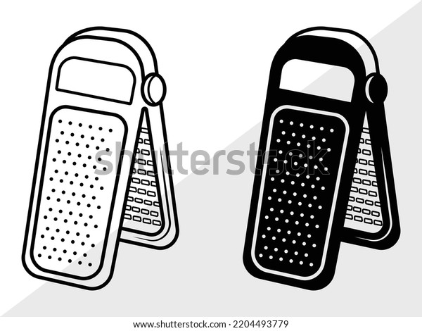 Grater Svg Printable Vector Illustration Stock Vector (Royalty Free ...