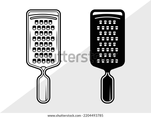 Grater Svg Printable Vector Illustration Stock Vector (Royalty Free ...