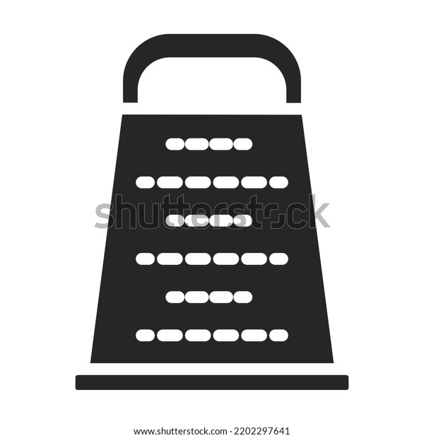 Grater Vector Outline Icon Vector Illustration Stock Vector (Royalty ...