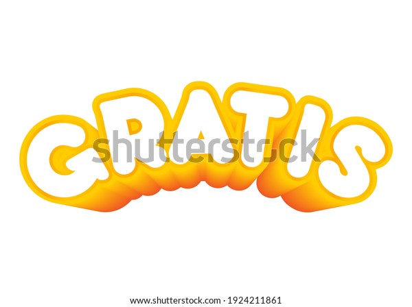 Gratis Sign Gratis Banner Free Stock Vector (Royalty Free) 1924211861 ...