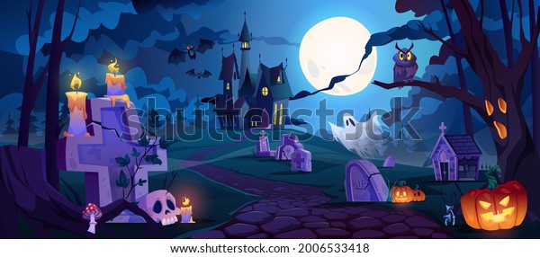8,217 Cartoon Haunted Castle Stock Vectors, Images & Vector Art ...