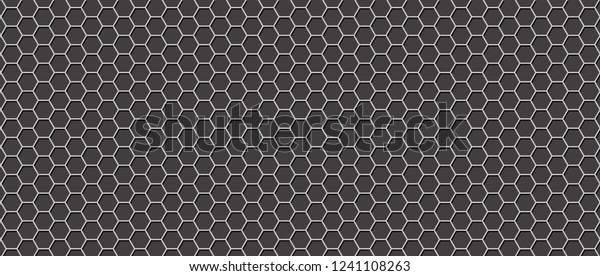 Gray Black Beehive Background Honeycomb Bees Stock Vector (Royalty Free ...