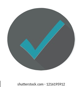Gray Check Mark Vector Stock Vector (Royalty Free) 1216195912 ...