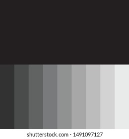 Gray Color Palette Vector Illustration Stock Vector (Royalty Free ...