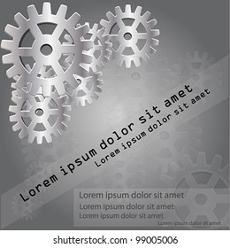 Gray Gear Illustration Stock Vector (Royalty Free) 99005006 | Shutterstock