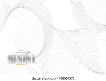 Abstract Landscape Background Line Pattern Vector Stock Vector (Royalty ...