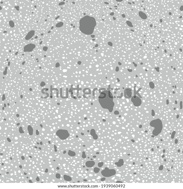 Gray Terrazzo Seamless Texture Floor Tile Stock Vector (Royalty Free ...