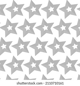 Gray Textured Stars On White Background Stock Vector (Royalty Free ...
