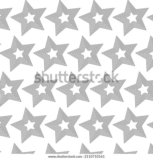 Gray Textured Stars On White Background Stock Vector (Royalty Free ...