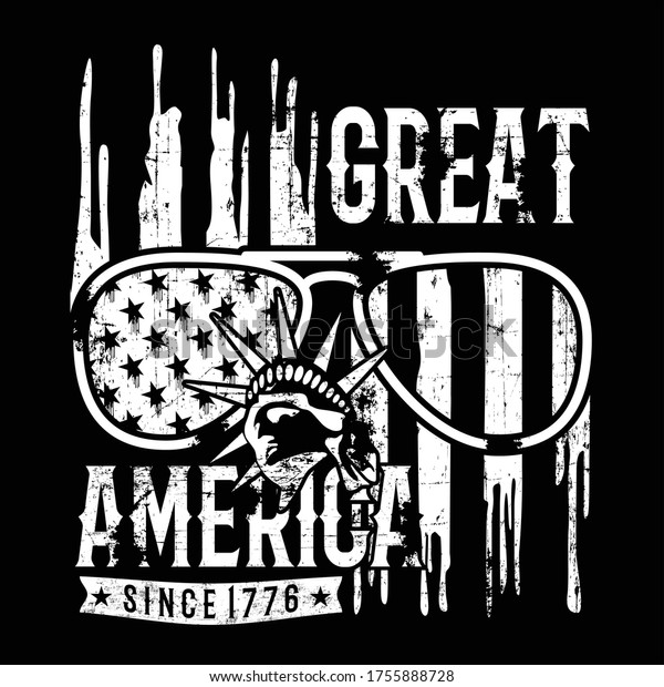 Great America Vector Design Template Stock Vector (Royalty Free ...