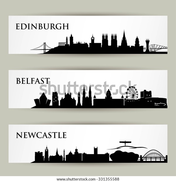 Great Britain Skylines Vector Illustration Stock Vector (Royalty Free ...