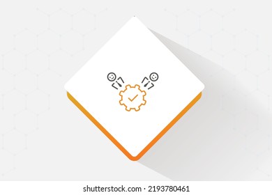 Great Customer Service Icon Vector Design Stock Vector (Royalty Free ...