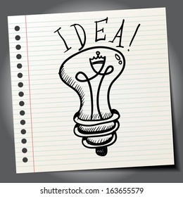 Great Idea Vector Illustration Stock Vector (Royalty Free) 163655579 ...