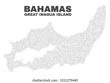 Great Inagua Island Map Designed Small Stock Vector (Royalty Free ...