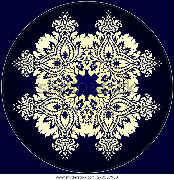 Great Pattern Your Wallpaper Clothing Porcelain Stock Vector (Royalty ...