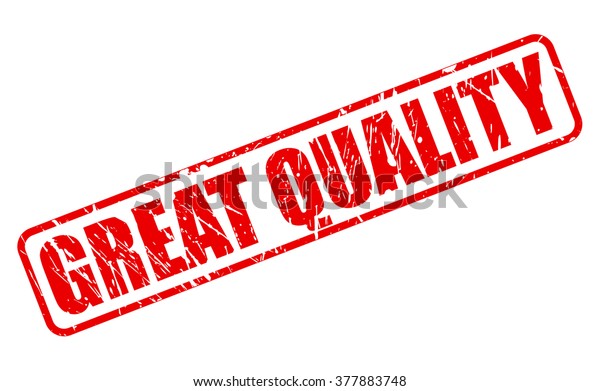 GREAT QUALITY RED STAMP TEXT ON WHITE