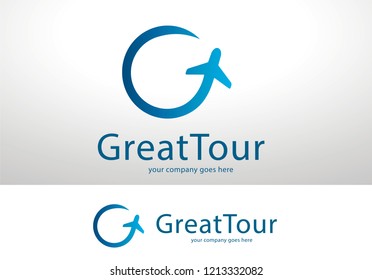 Great Tour Logo Stock Vector (Royalty Free) 1213332082 | Shutterstock