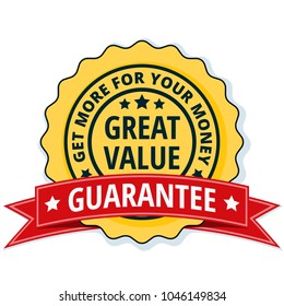 Great Value Label Illustration Stock Vector (Royalty Free) 1046149834 ...