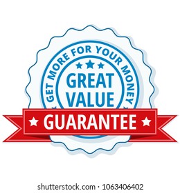 Great Value Label Illustration Stock Vector (Royalty Free) 1063406402 ...