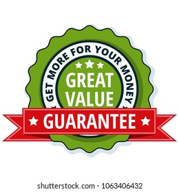 Great Value Label Illustration Stock Vector (Royalty Free) 1063406429