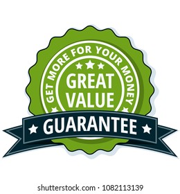 Great Value Label Illustration Stock Vector (Royalty Free) 1082113697