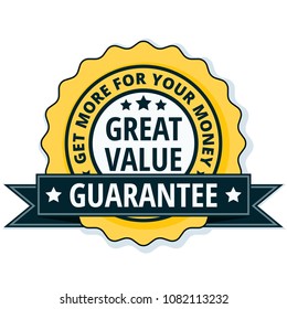 Great Value Label Illustration Stock Vector (Royalty Free) 1082113670