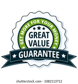 Great Value Label Illustration Stock Vector (Royalty Free) 1082113697