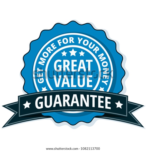 Great Value Label Illustration Stock Vector (Royalty Free) 1082113700 ...